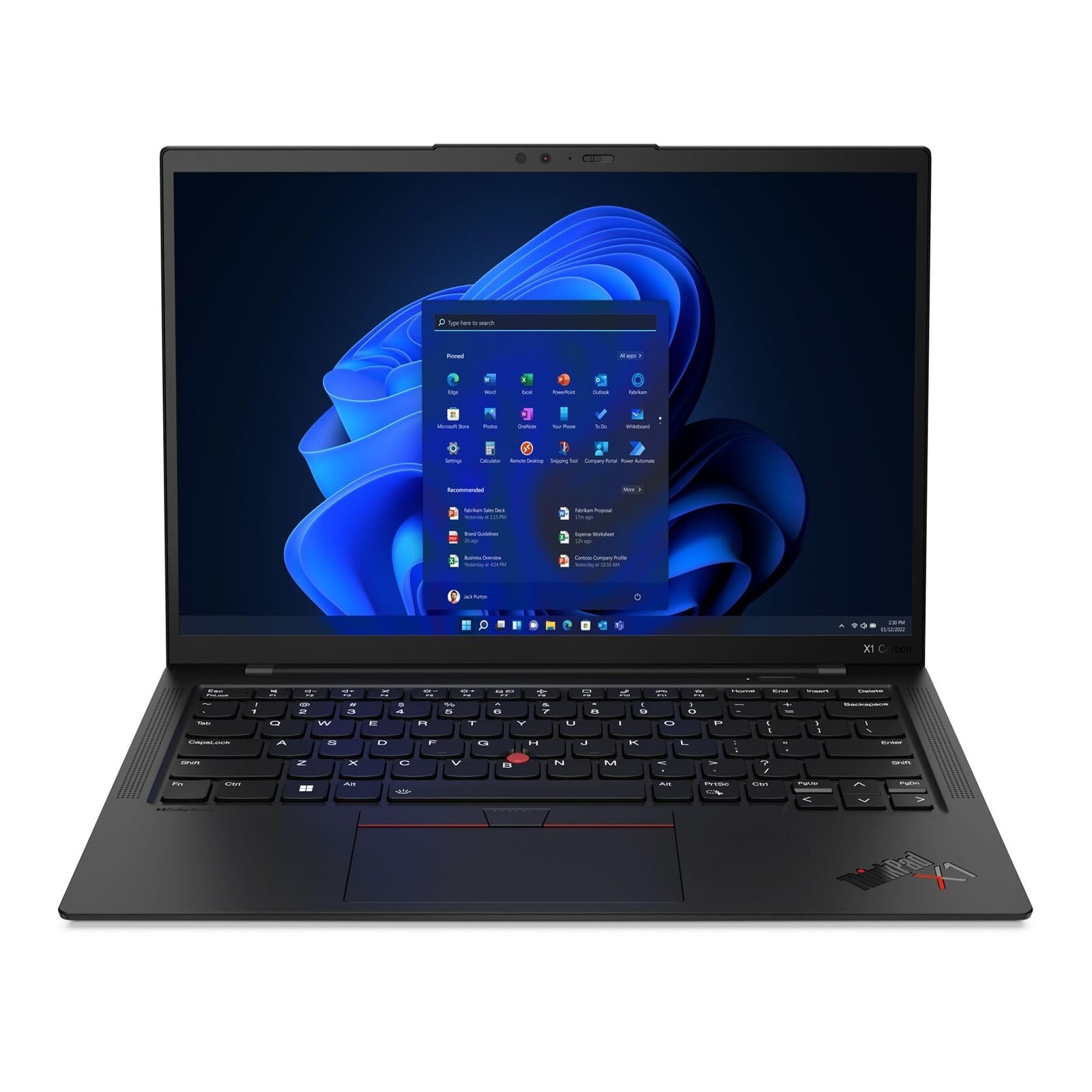 Lenovo ThinkPad X1 Carbon Gen 11 Business Laptop 14" WUXGA IPS Touch 400 nits 100% sRGB 13th Gen Intel 12-core i7-1365U 16GB RAM 1TB SSD Fingerprint Backlit Thunderbolt Win11Pro Black + HDMI Cable