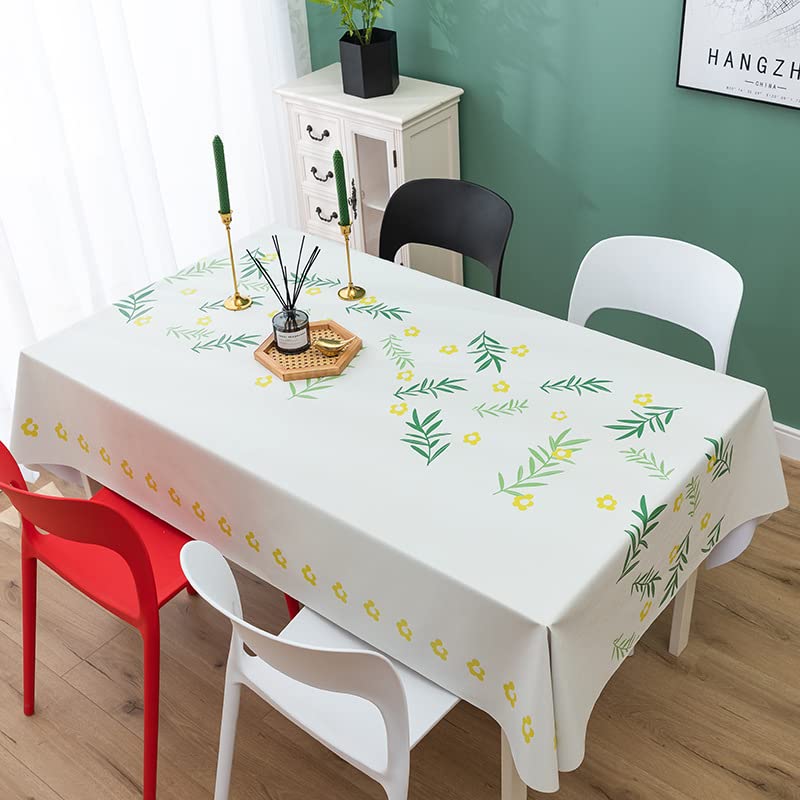 Small Fresh Fashion Simple Tablecloth, Waterproof Tablecloth Rectangle Cute Light Luxury Coffee Table Table mat A18 140x160cm