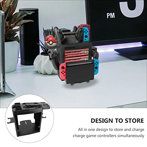 SOLUSTRE Shelf Stand Stand Game Disc Storage Game Disc Stand Game Plastic Stand Game Storage Tower Bracket Game Video Game Video Game Desktop