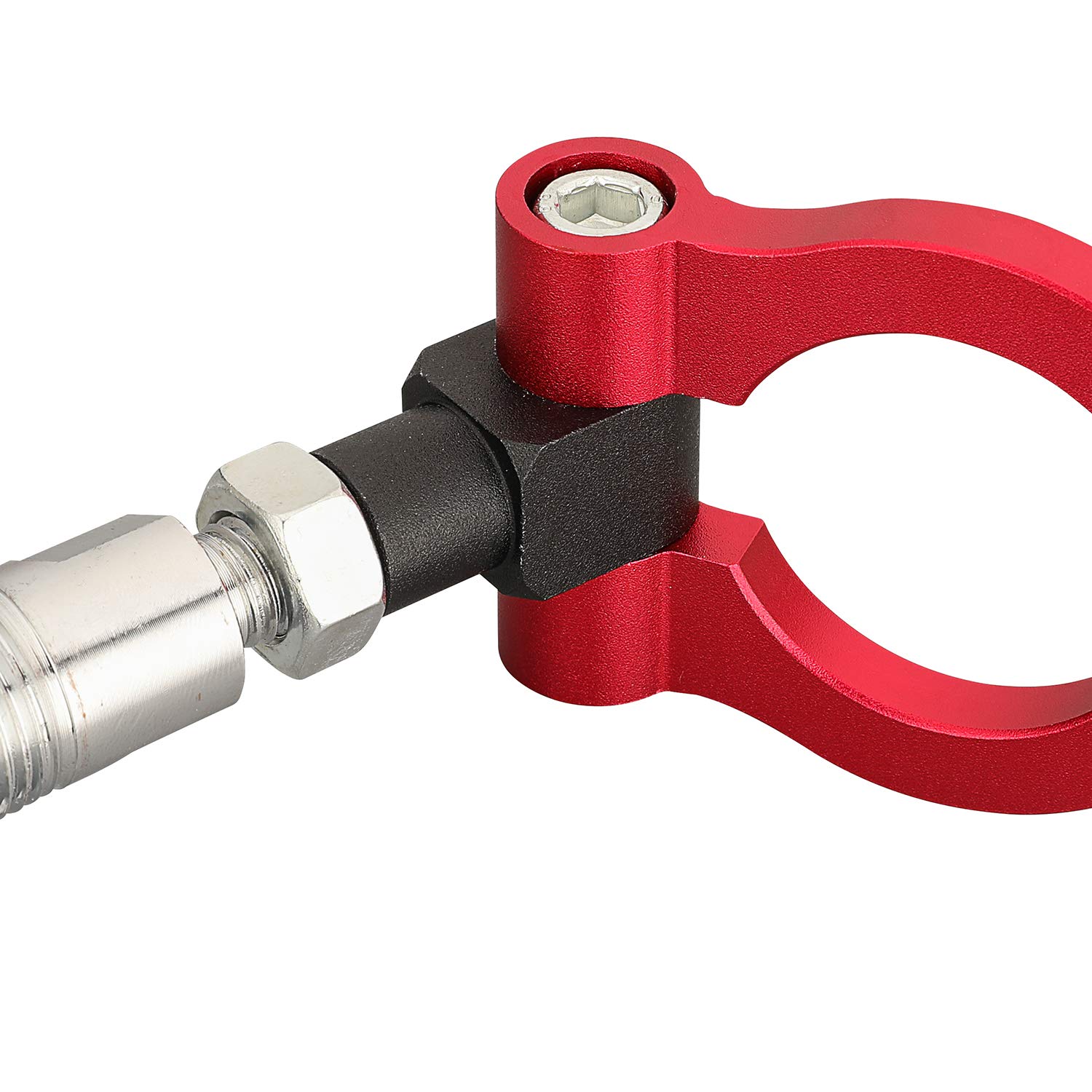 MG Pro-industry RED Front & Rear Bumper Screw on Tow Hook Kit Heavy Duty for Subaru WRX & STI,Impreza,Scion FR-S