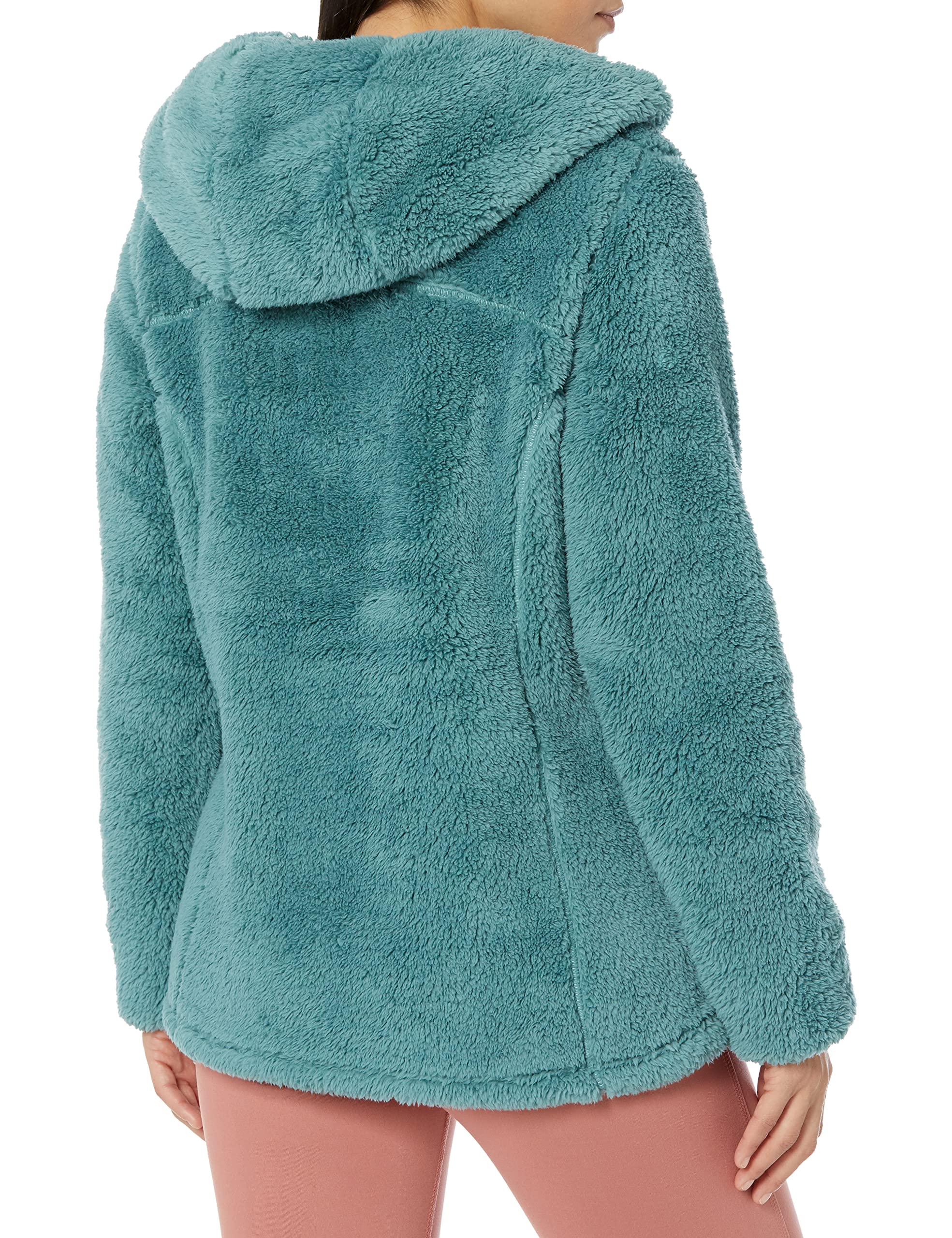 Reebok Women's Double Monkey Fleece Climb Jacket, Mystic Lake, Medium