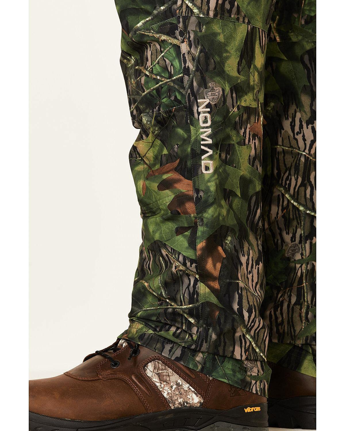 Nomad Mens Pursuit Pant | Camo Hunting Pants with Adjustable Waistband, Mossy Oak Shadowleaf, X-Large