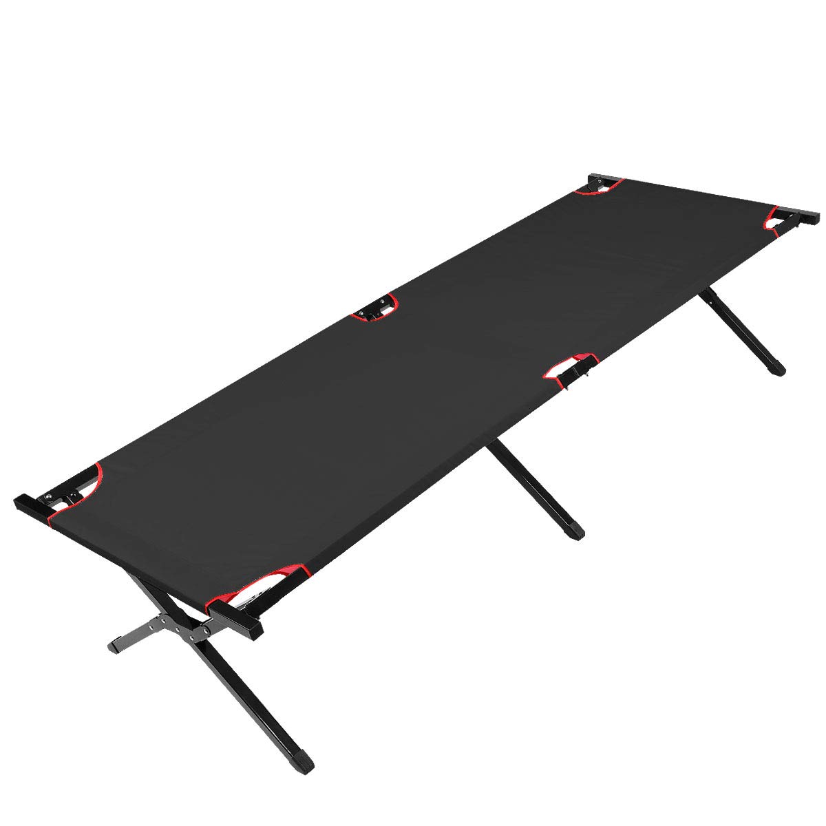 Magshion 74" Portable Folding Camping Hiking Bed & Cot with Bag Up to 250 lbs