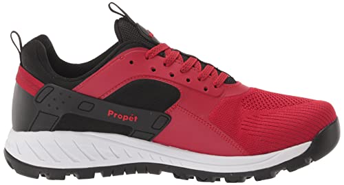 Propet Womens Visper Hiking Shoe, Red, 10 XX-Wide US