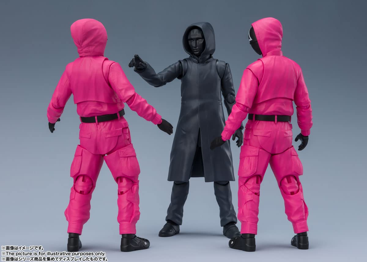 TAMASHII NATIONS - Squid Game - Masked Soldier, Bandai Spirits S.H.Figuarts Action Figure