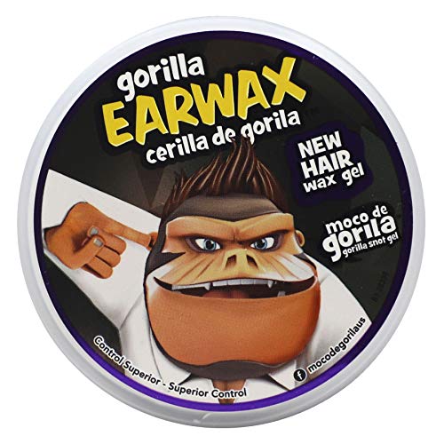 Moco de Gorila Gorilla Earwax, Control Superior Gel Jars, Purple, 3.5 Oz, Pack of 2