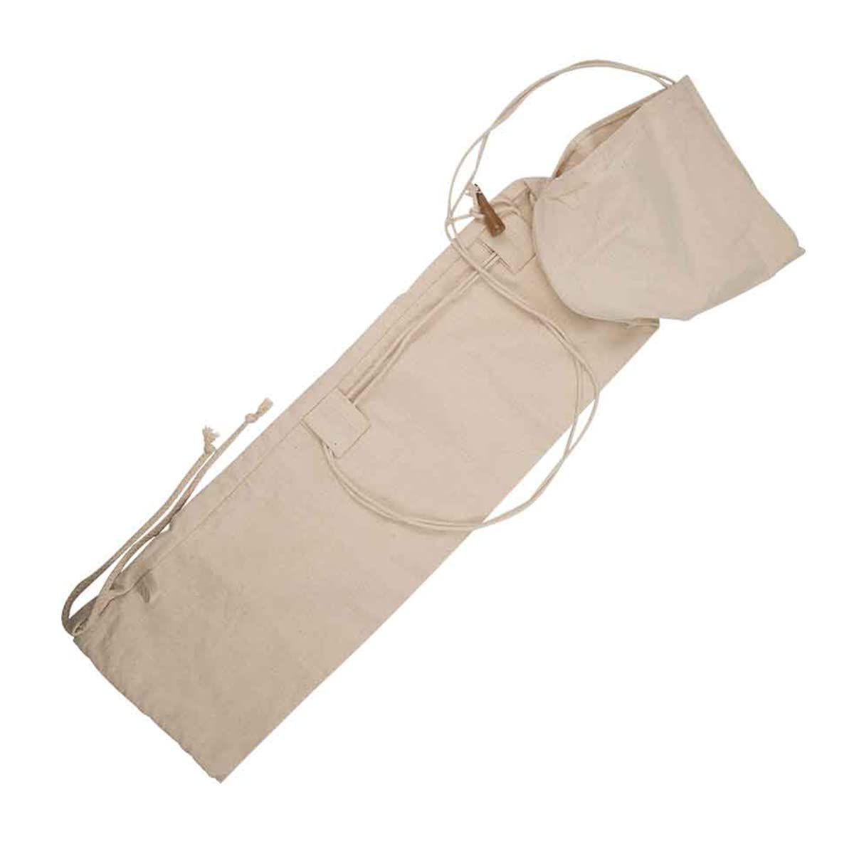 Retro Medieval Quiver Viking Knight Quiver Bow Holder Canvas Quiver with Adjustable Strap Traditional Quiver Bag for Outdoor Hunter Hunting Archery Accessory