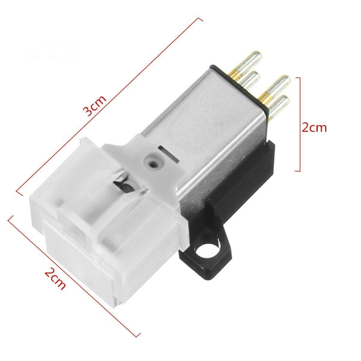 Magnetic Cartridge Stylus With LP Vinyl Record Needle For Phonograph Turntable
