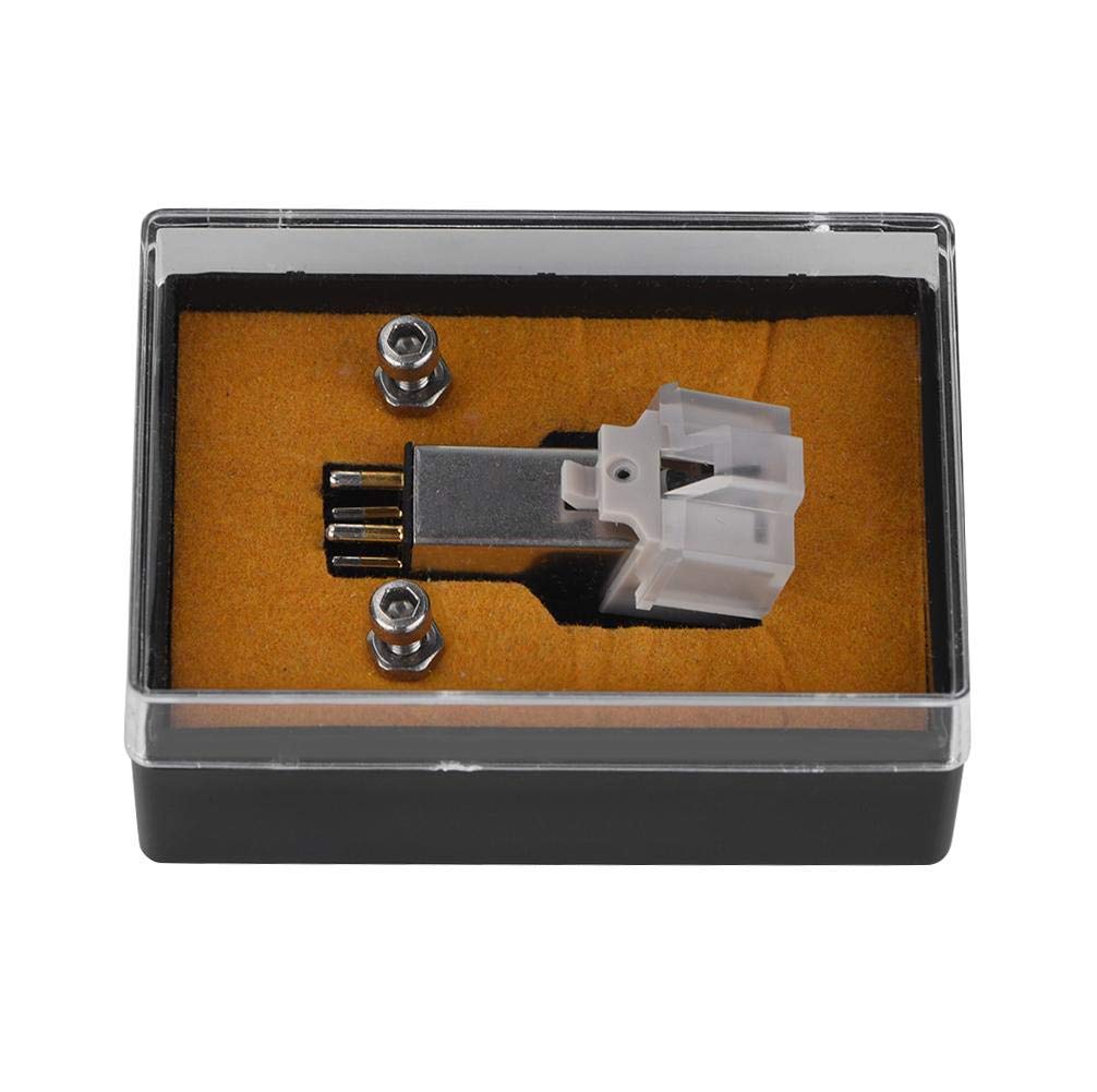 Magnetic Cartridge Stylus, Turntable Needle Replacement, High Precision Player LP Magnetic Cartridge Pen with LP Stylus, Stereo Record Player Needle, Precision Magnetic Head