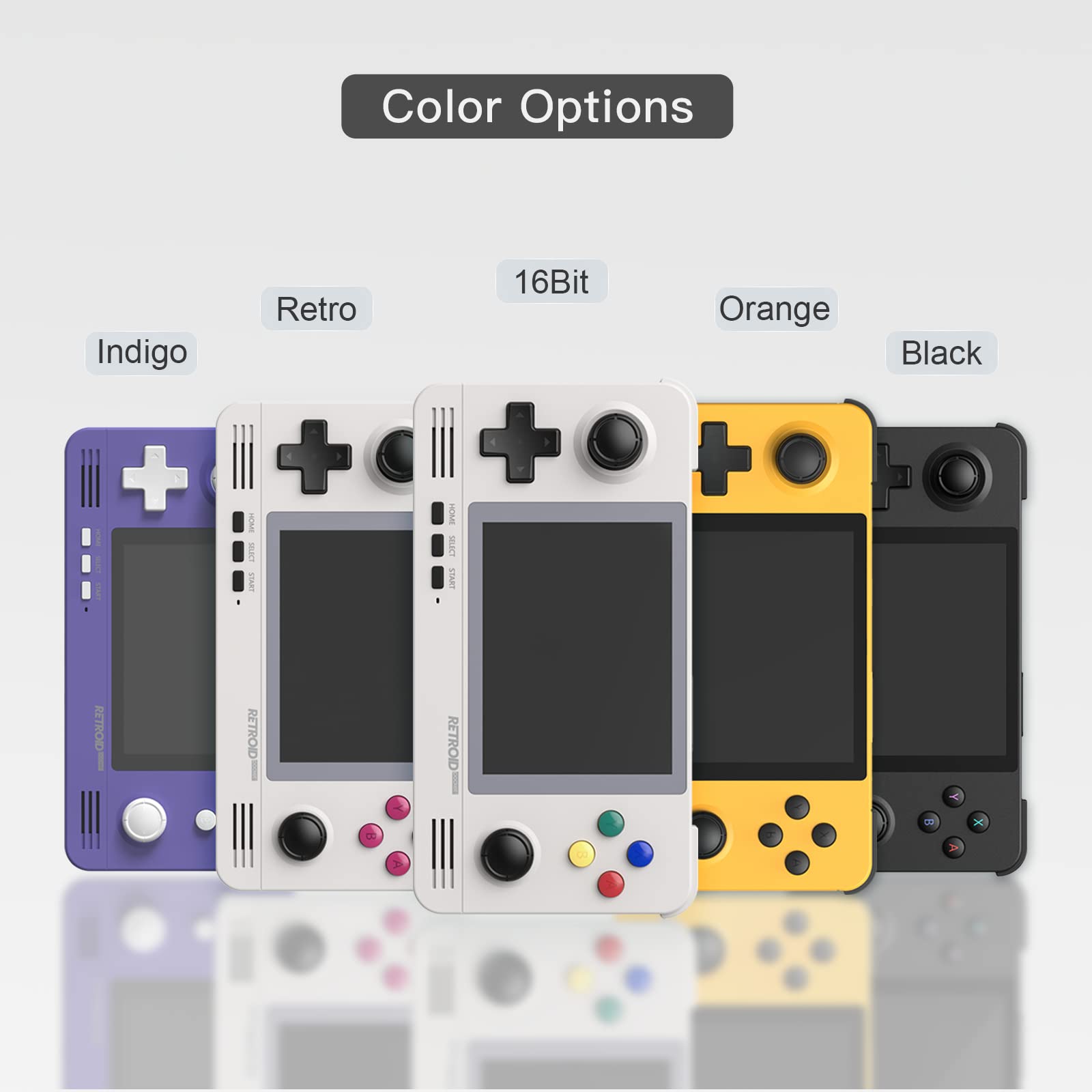 Retroid Pocket 2 Plus Retro Game Handheld Console, Retroid Pocket 2+ Android Retro Game Console Multiple Emulators Console Handheld 3.5 Inch Display 4000mAh Battery Classic Games Retro Gaming (Black)
