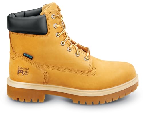 Timberland PRO 6IN Direct Attach Men's, Wheat, Soft Toe, MaxTRAX Slip Resistant, WP/Insulated Boot (9.0 M)