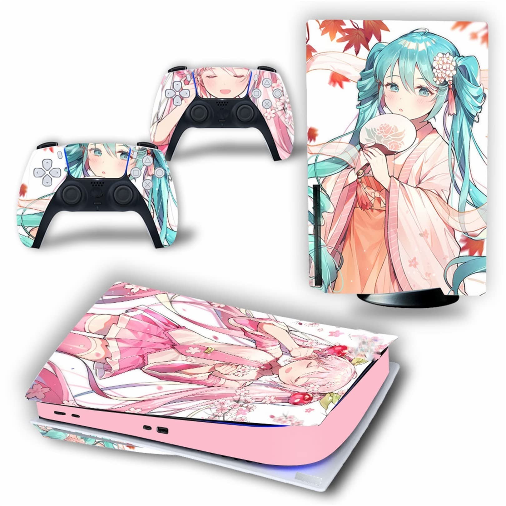 Top factory BUCEN for PS5 Skin Disc Edition & Digital Edition Console and Controller Vinyl Cover Skins Wraps Scratch Resistant, Compatible 56567 Anti Scratch (Size : Disc Version)
