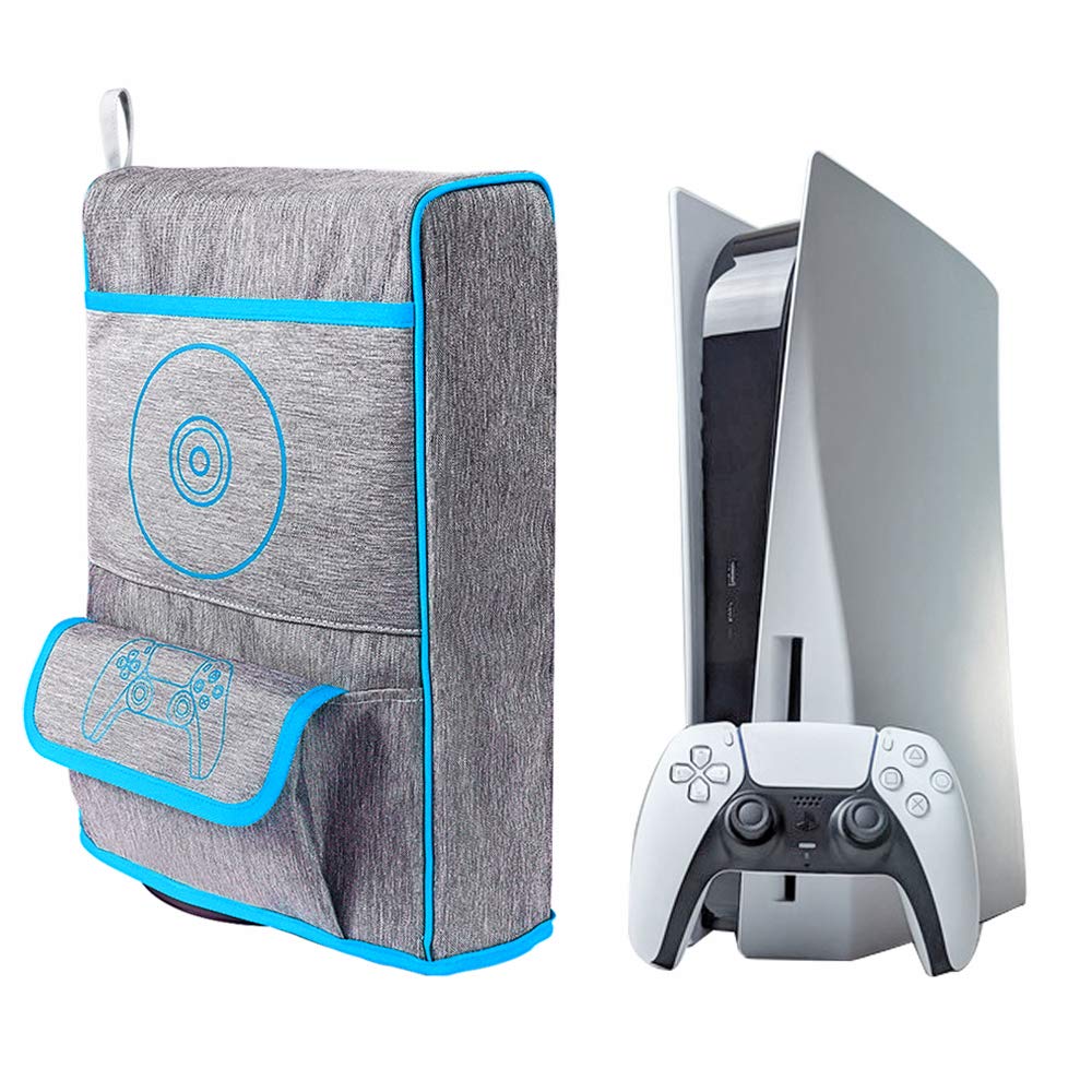 PS5 Console Dust Cover ,Dust Proof Cover for Sony Playstation 5 Game Console Protector Anti Scratch Washable Dust Cover Sleeve for PS5