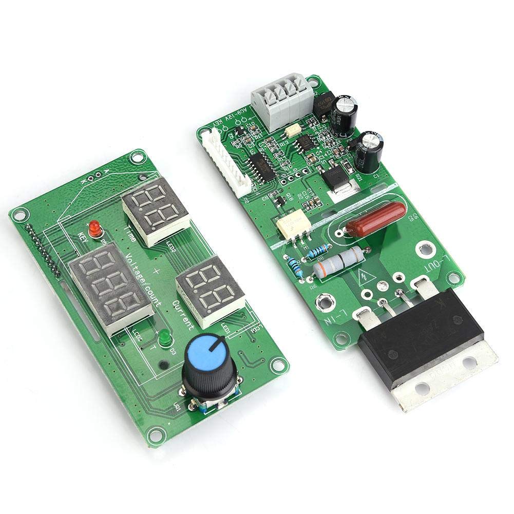 Spot Welder Controller Board,Spot Welder Time Control Module,Digital Display Controller Board,for DIY or Simple Battery Welder(40A,100A)(100A)