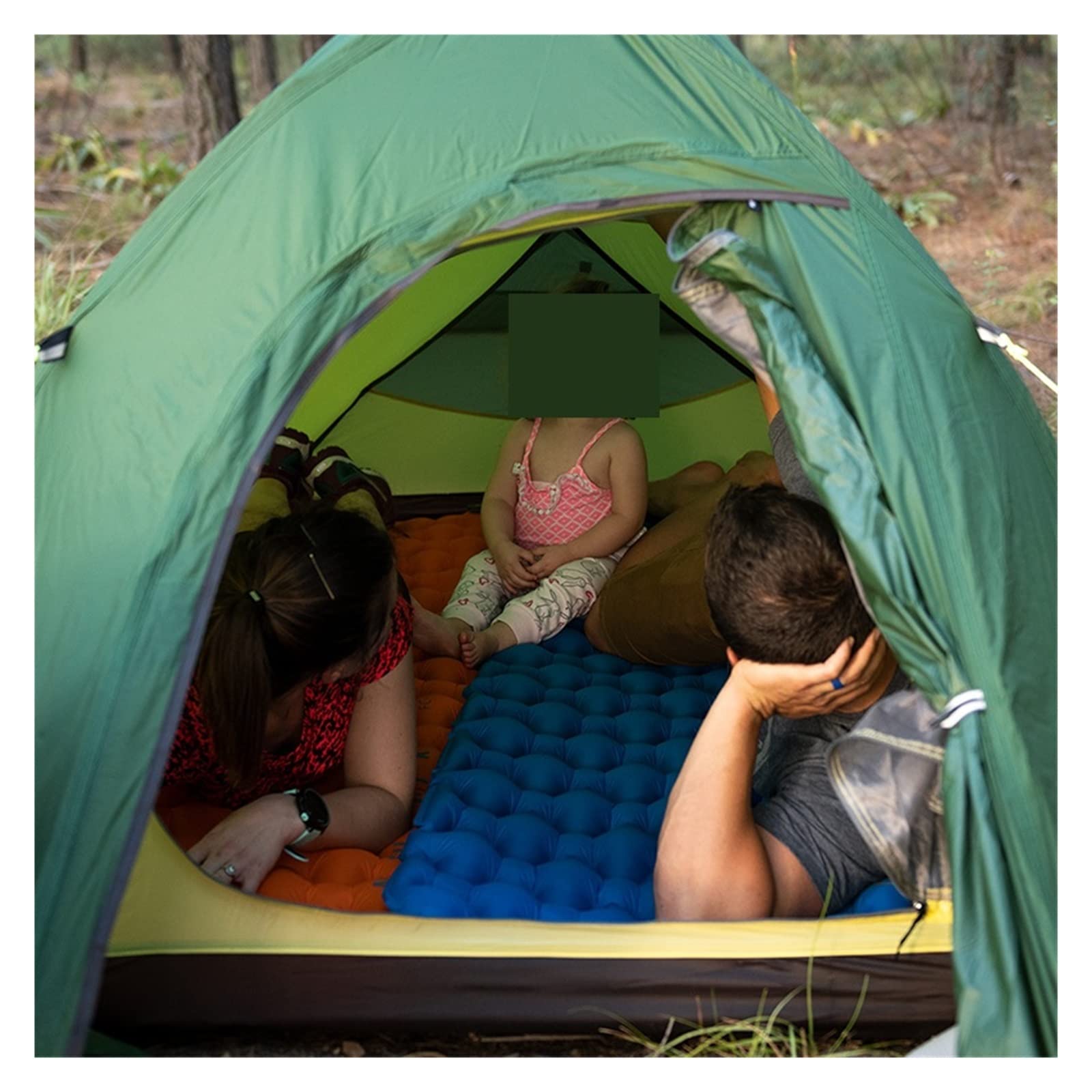 SMKOOP Outdoor Inflatable Mattress Camping Air Mat Ultralight Sleeping Pad Folding Hiking Sleeping MatOutdoor Camping Mattress