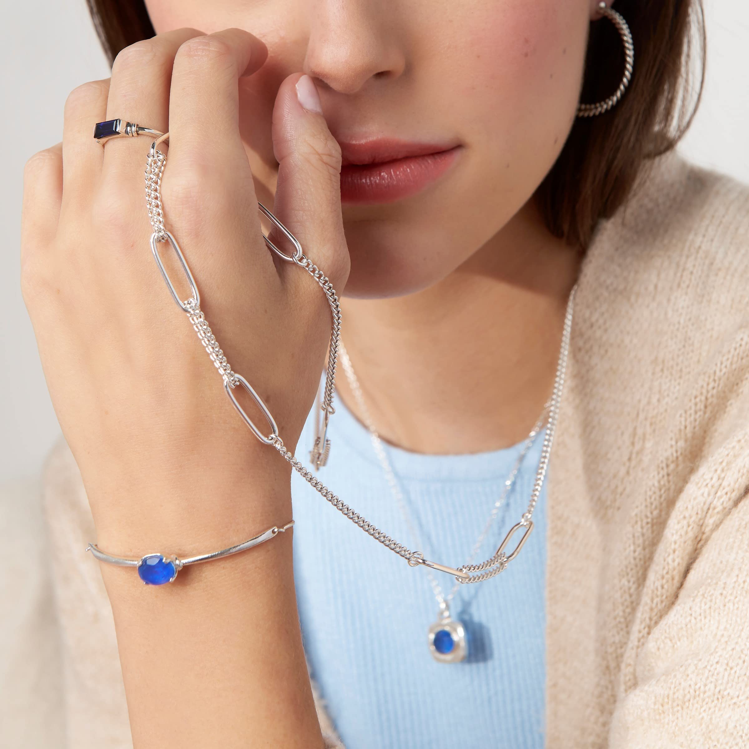 Silpada 'Double Booked' Sterling Silver Hoop Earrings