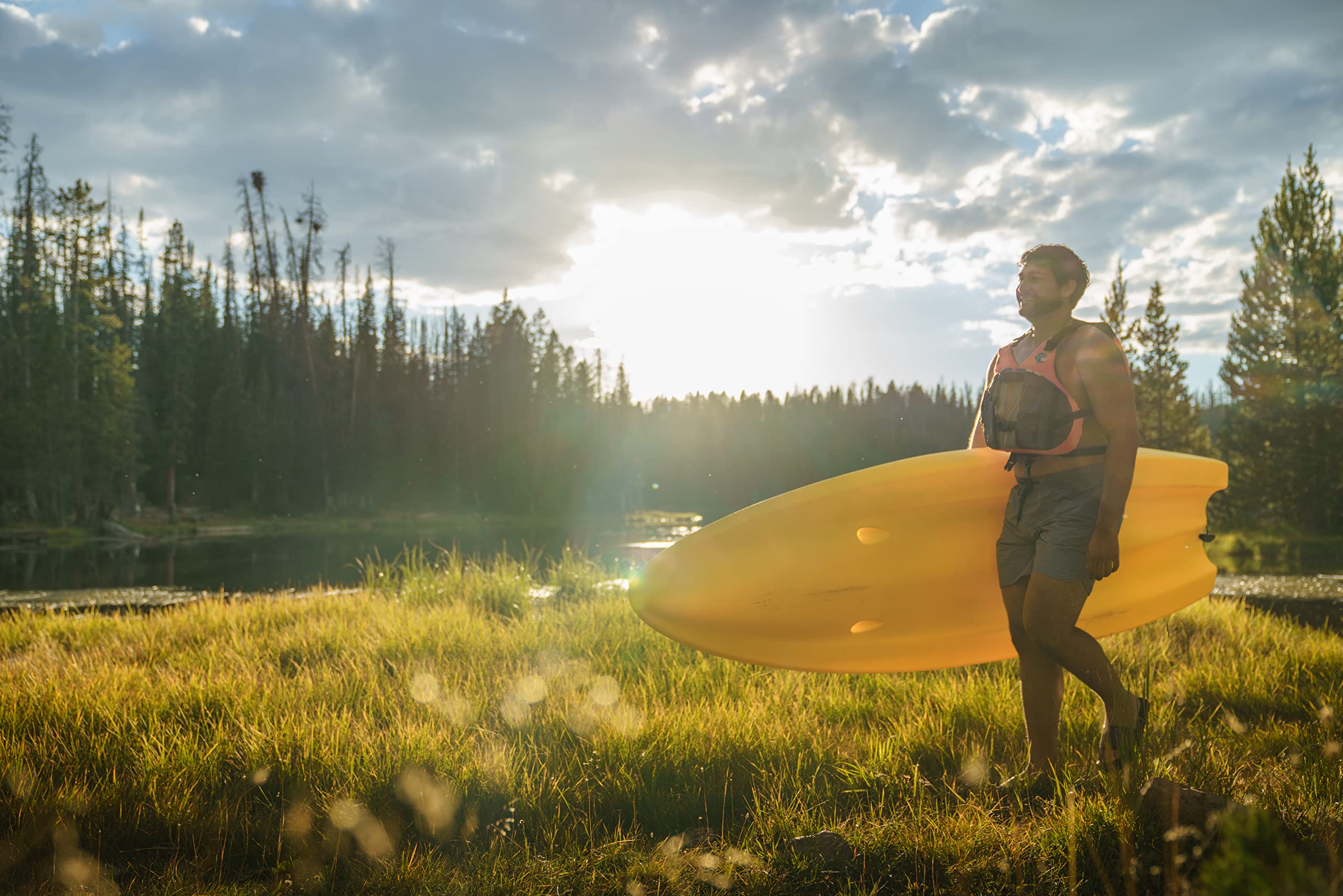 Lifetime Sit On Top Kayak, Volt 85, Yellow