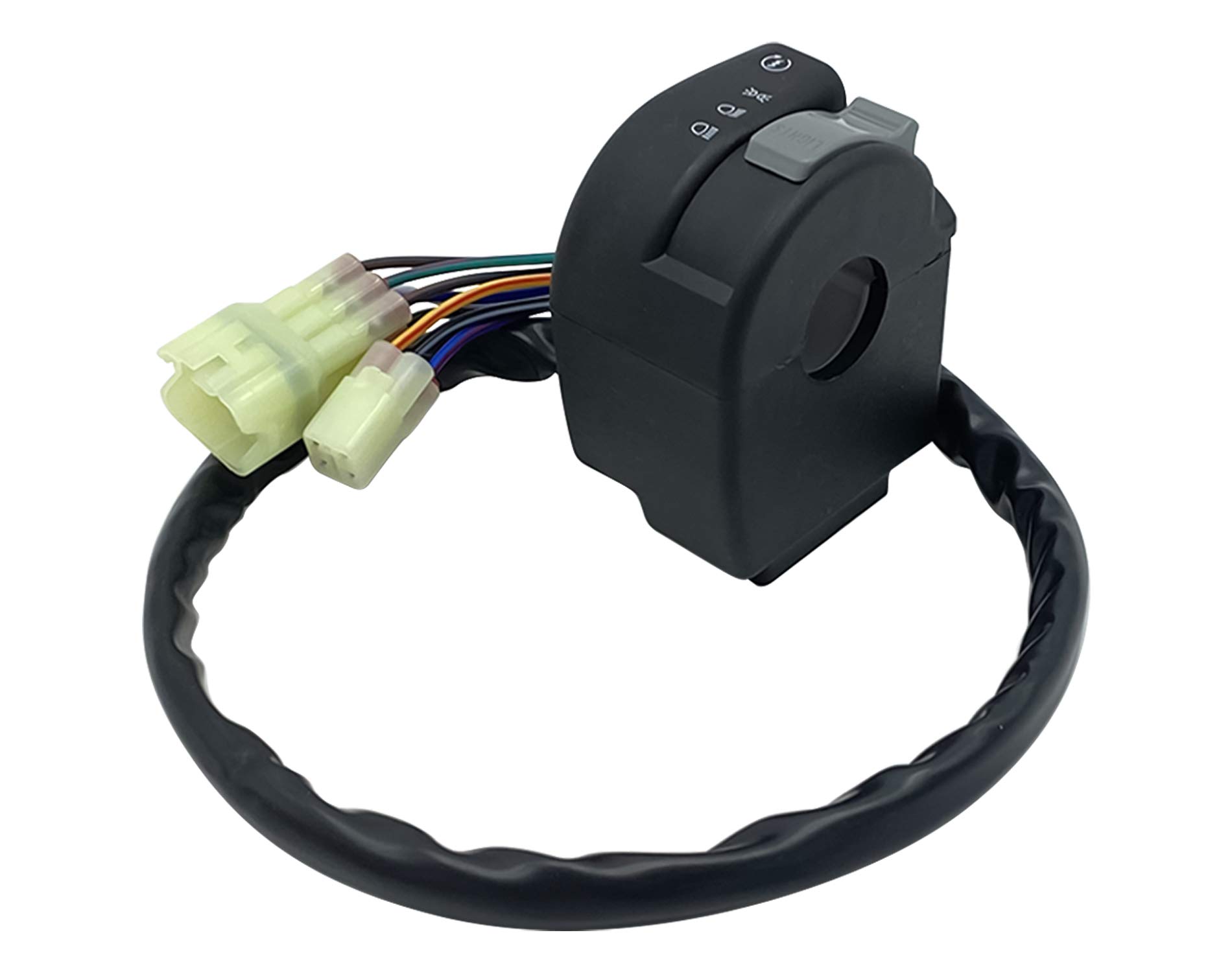 M MATI Left Handlebar Control Start Stop Headlight Switch for Arctic Cat 350 CR 366 400 425 450 XC450 Alterra 500 3313-428