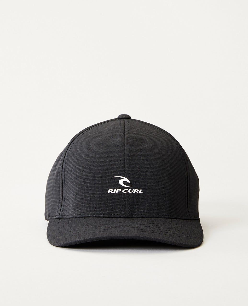 Rip Curl VaporCool Flexfit Hat - Black - S/M