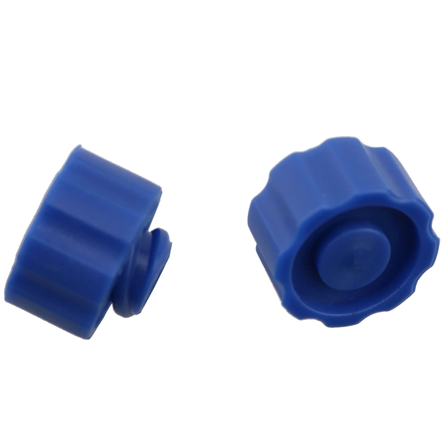 YHXiXi 42PCS Simple Blue Syringe Tip Gailur Lock Cap Easy Grip Syringe Tip Cap Syringe Tip Caps No Needle Luer Lock Cap for Feeding Tubes Lab Supplies, Blue