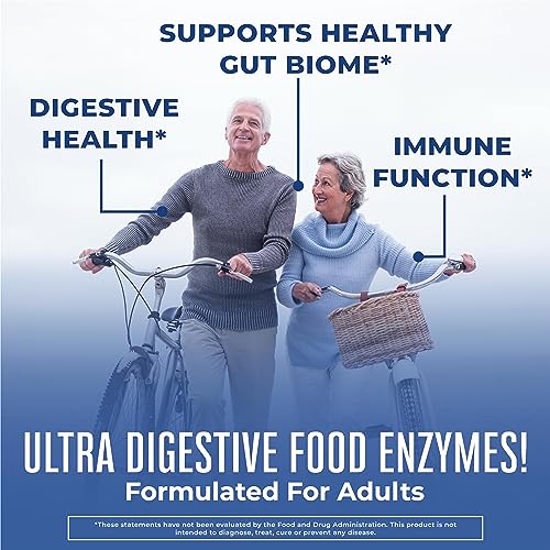 MaryRuth Organics Ultra Digestive Enzymes Capsules | Up to 2 Month Supply | Supplement for Gut Health Support | Digestion & Immune Support with Amylase | Lipase & Lactase | Vegan | 60 Count