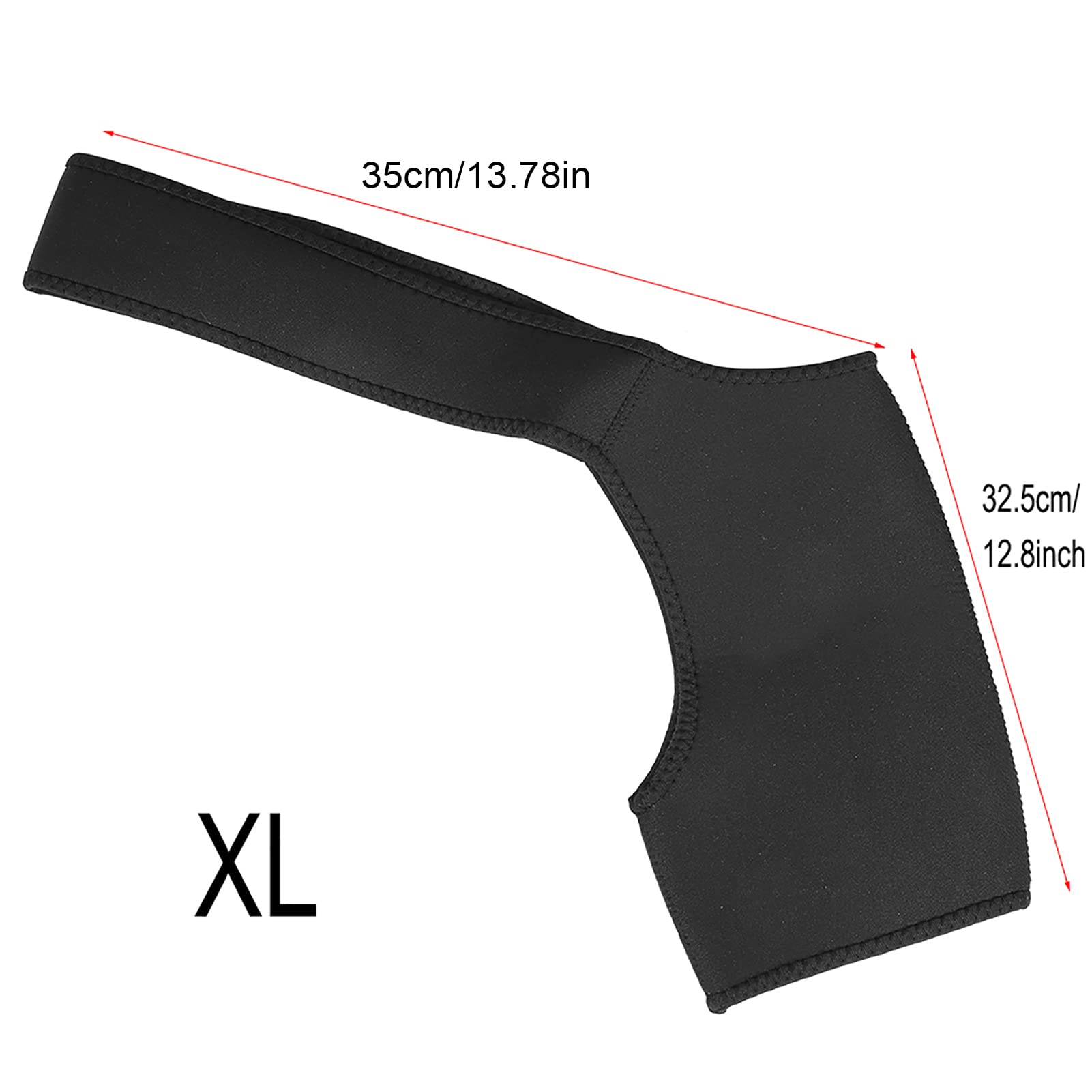 Shoulder Brace for Men Women, Adjustable Warm Support Shoulder Protection Strap for Healing Prevention of Injuries(XL50-55cm)