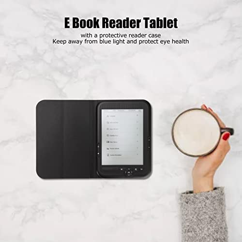 Zopsc 6in E Reader, HD Ink Screen E Book Devices with Eye Protection, 800x600, FM Music Playback (8GB)