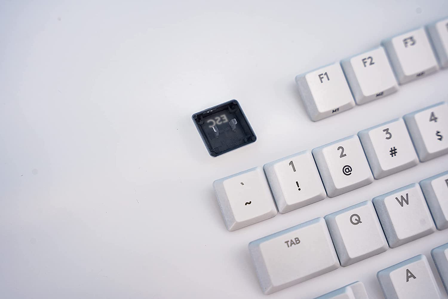 wj forG915 Full Set of 109/87 Keycaps Replacement G915/G913/G815/G813 TKL RGB Gaming Mechanical Keyboard (87 Keys White G915)