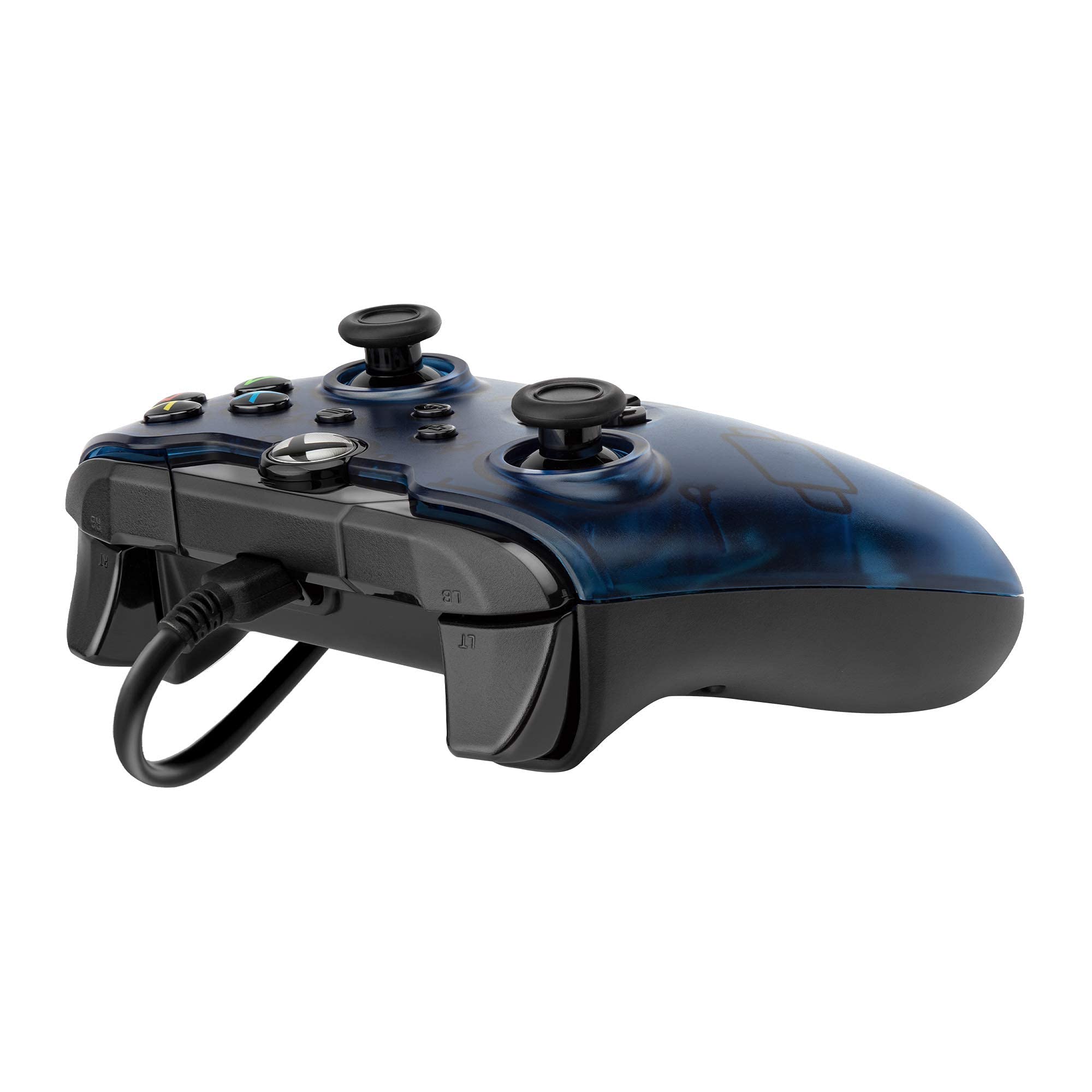 PDP Gaming Wired Controller: Midnight Blue - Xbox Series X|S, Xbox One, Xbox (Renewed)