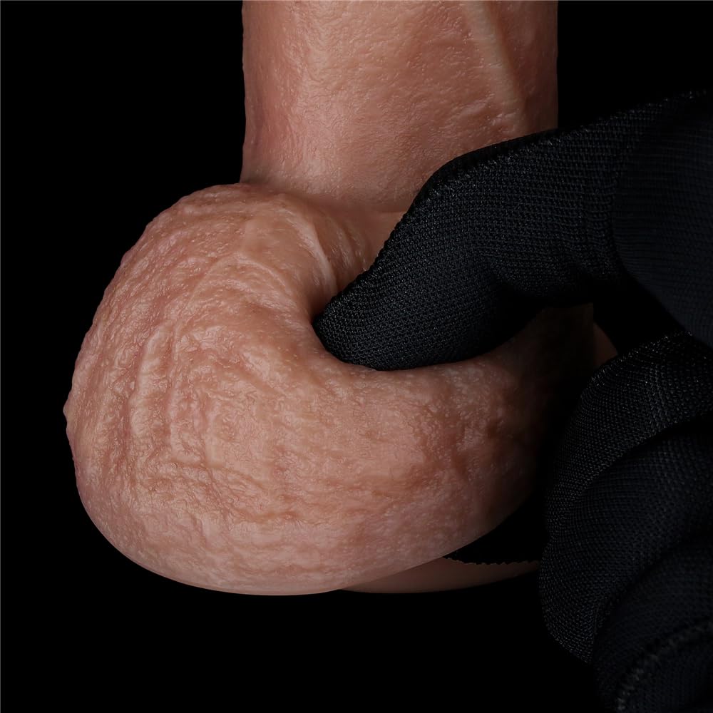 Large Strap on Dildo Dual Density Silicone Anal Dildo Realistic Huge Suction Cup Dildo Big Horse Dildo (12 inches) Flesh
