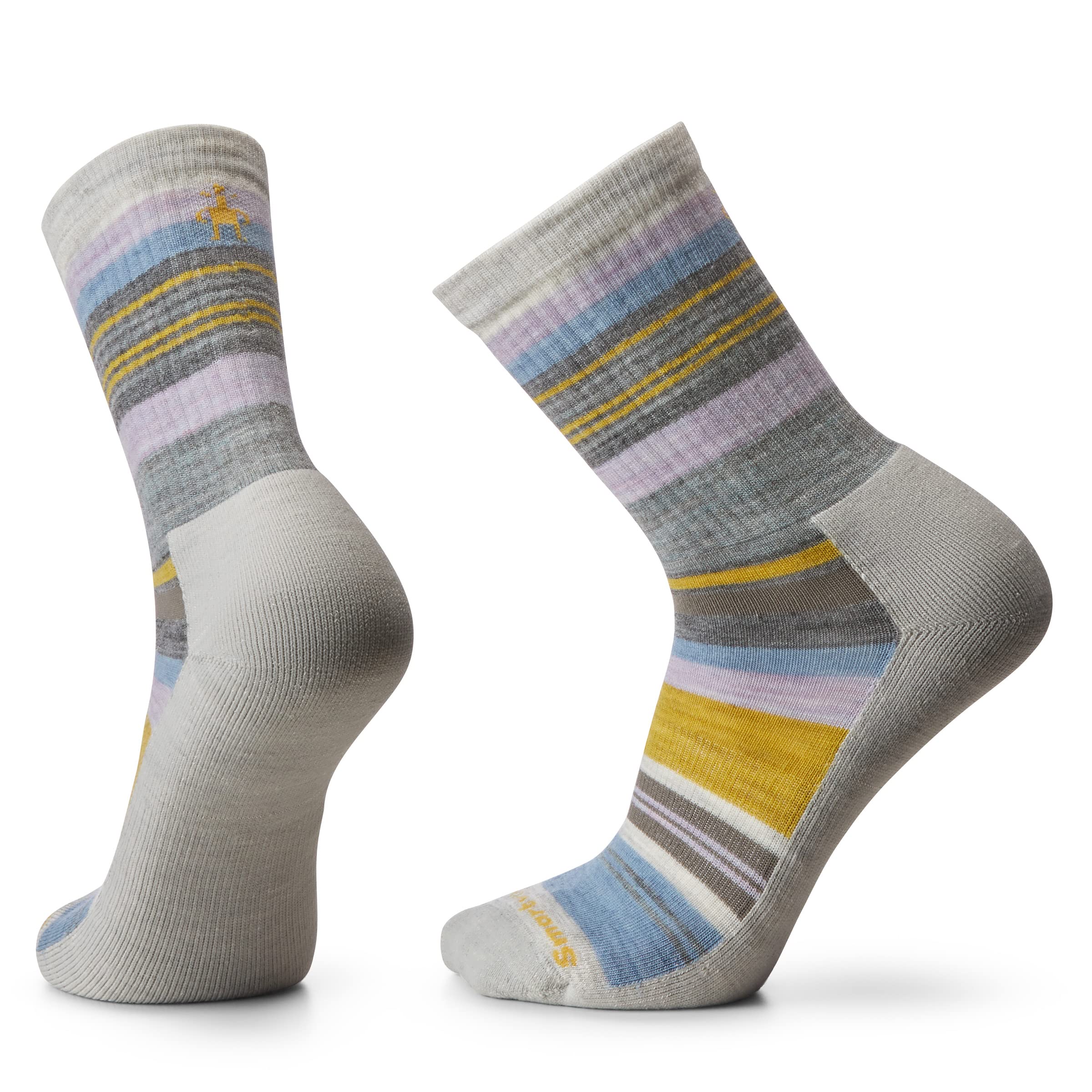 Smartwool Everyday Light Cushion Merino Wool Joviansphere Crew Socks for Men and Women Ash, Large