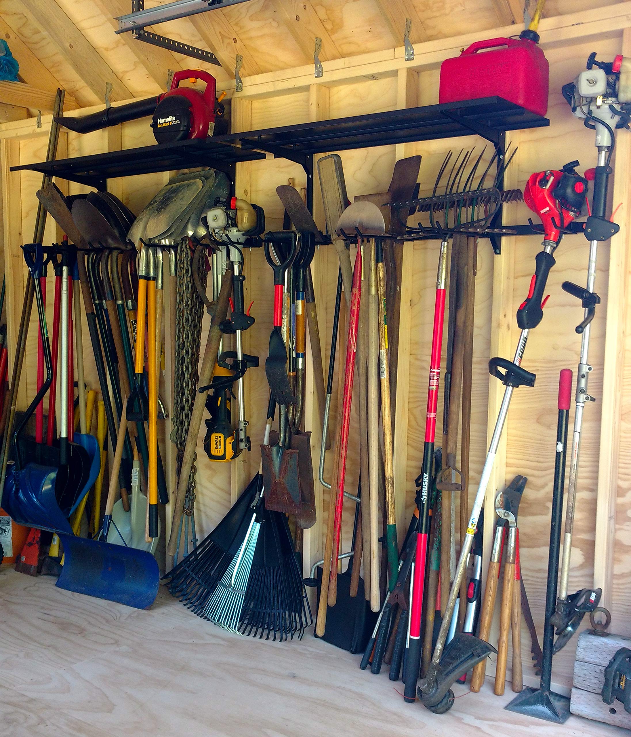 StoreYourBoard Tool Max Garage Storage Rack Shelf, Adjustable Wall Mount Organizer, Heavy Duty Holds 300 lbs