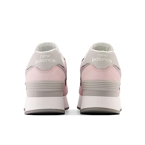 New Balance 574+ Womens Shoes Size 9, Color: Old Rose/Grey-Pink