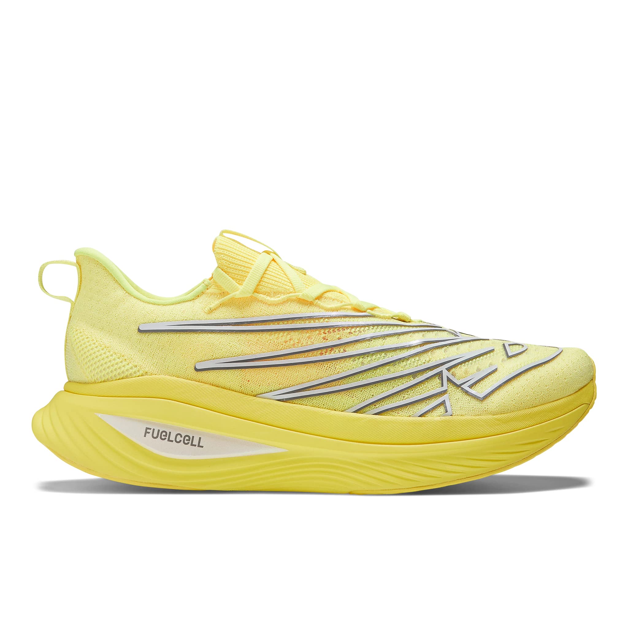 New Balance Men's FuelCell SuperComp Elite v3 Running Shoe, Cosmic Pineapple/White Iridescent, 11.5 Medium