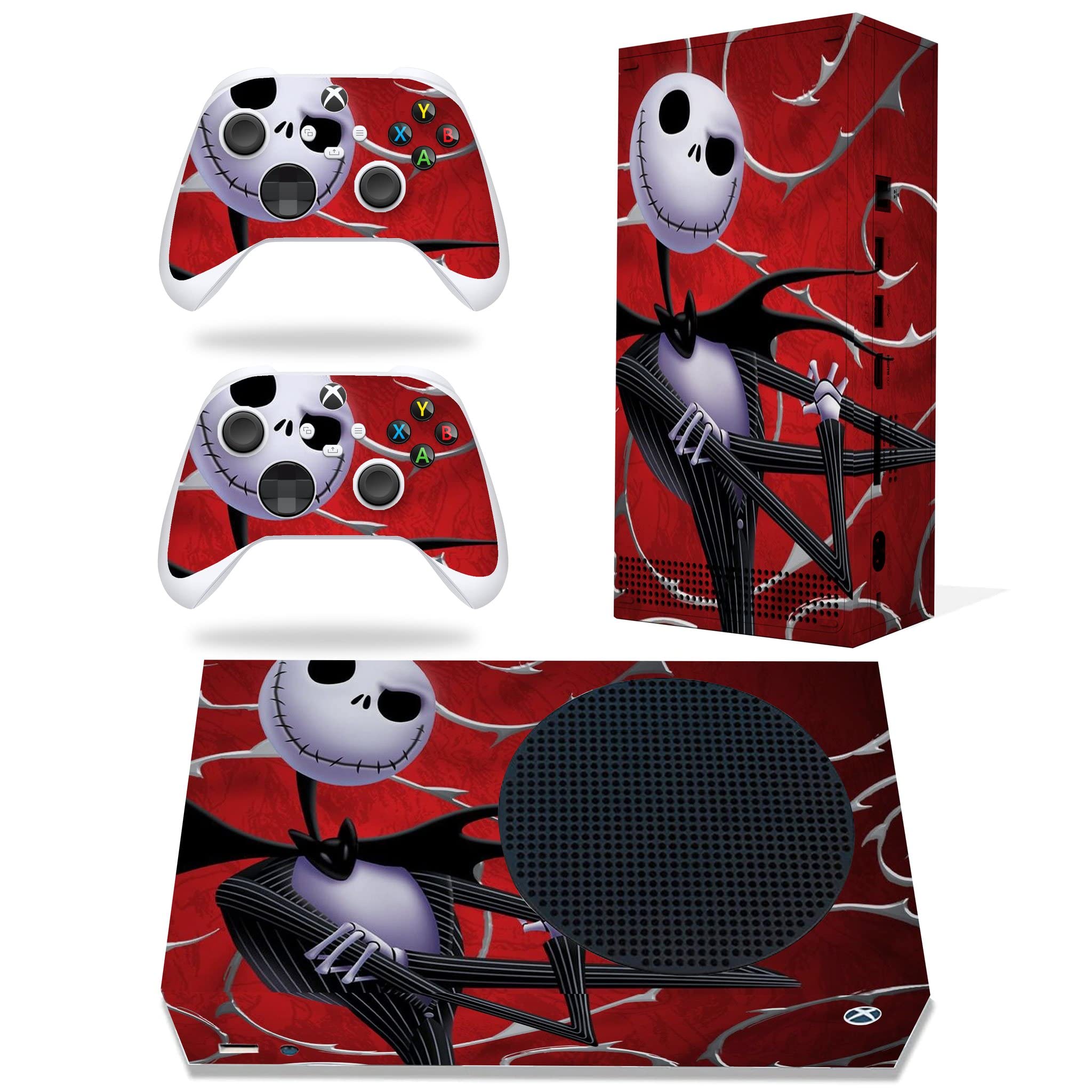 The Skeleton Cartoon Movie Game Console Series S Controllers Skin Decals Stickers Wrap Vinyl for Game Console Series S