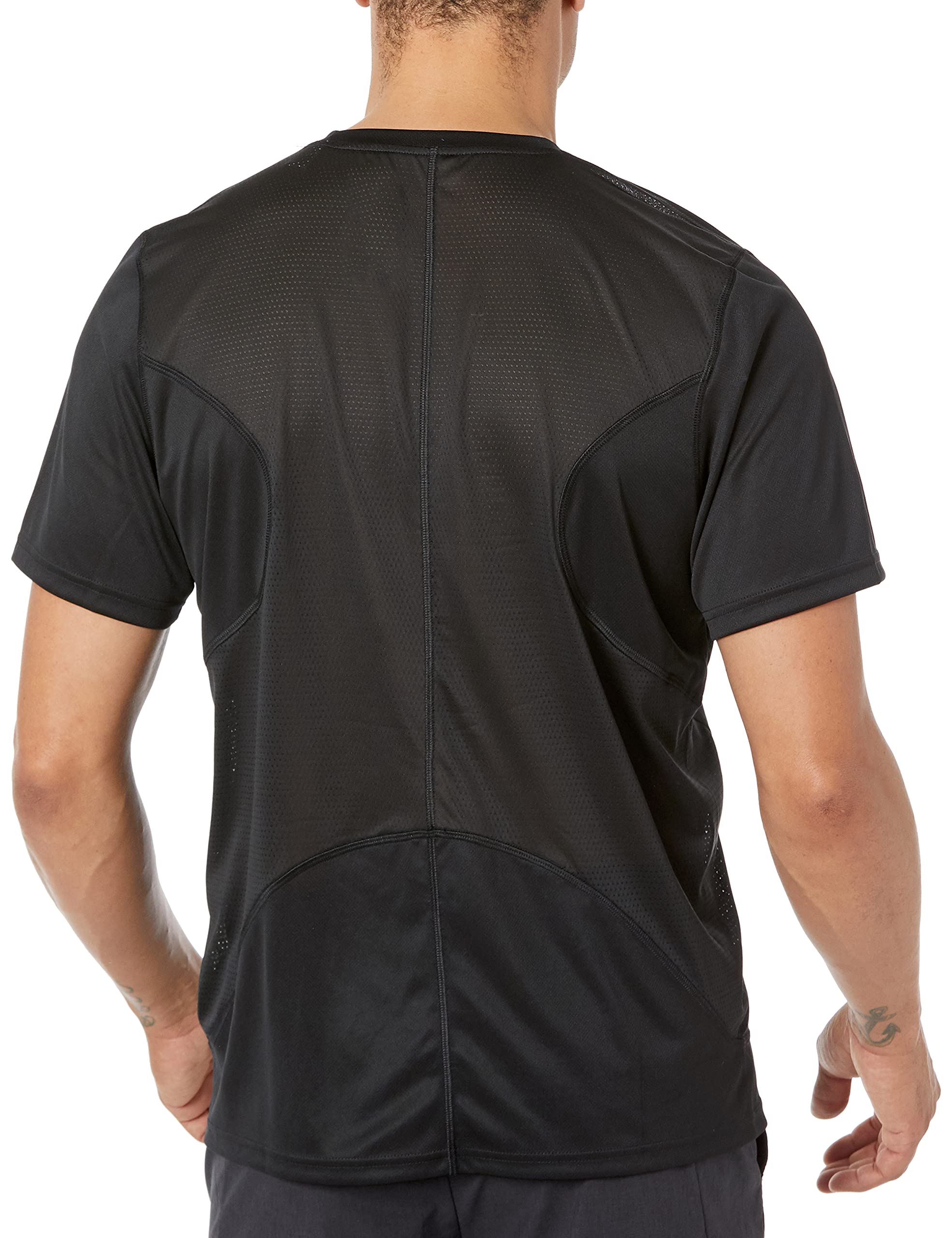 Reebok Men's Standard Running Tee, Black, XX-Large