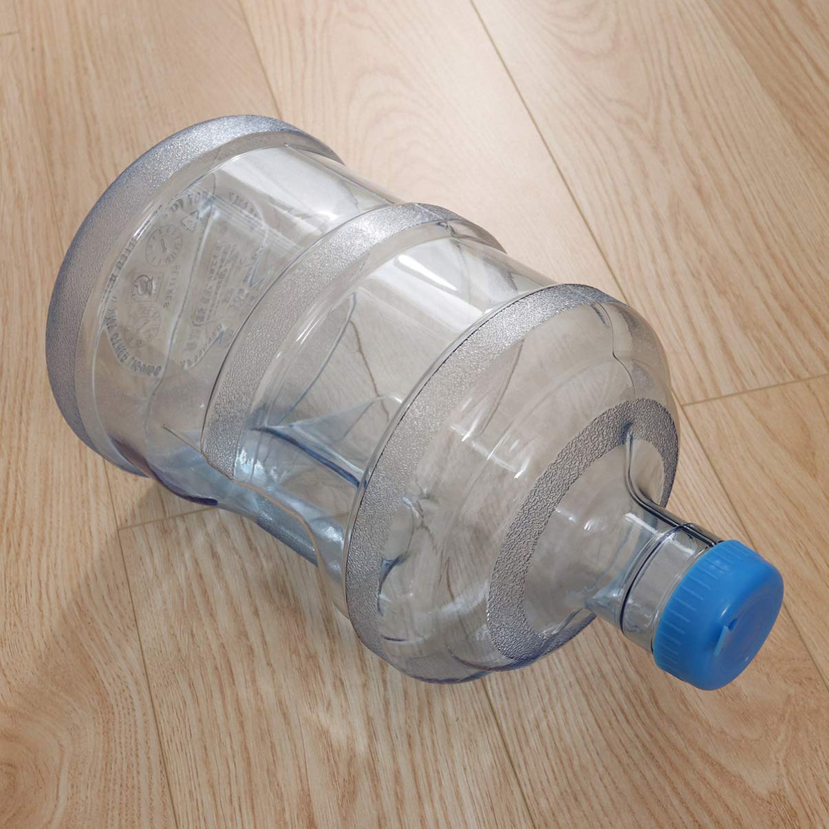 LIOOBO Water Jug 5L Mineral Water Bottle for Camping Hiking Outdoor Sport Portable Plastic Bottle with Handle Carrying Easy