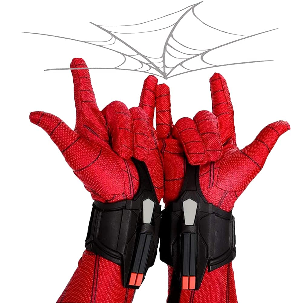 Spiderman Web Shooter Cosplay Launcher Bracers Accessories Spiderman Toy Accessories Black Shooter Props Decorate