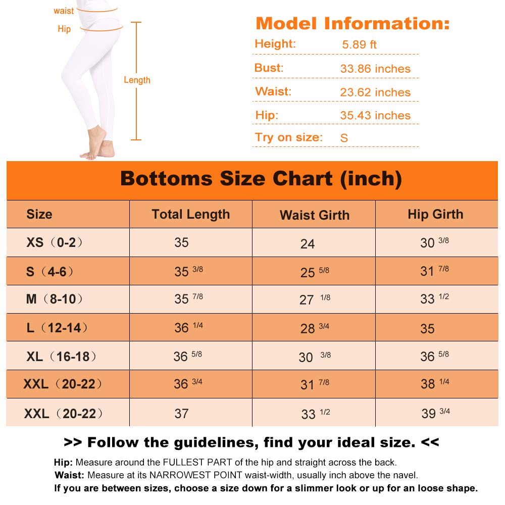 MANCYFIT Thermal Pants for Women Fleece Lined Leggings Underwear Soft Bottoms White Medium