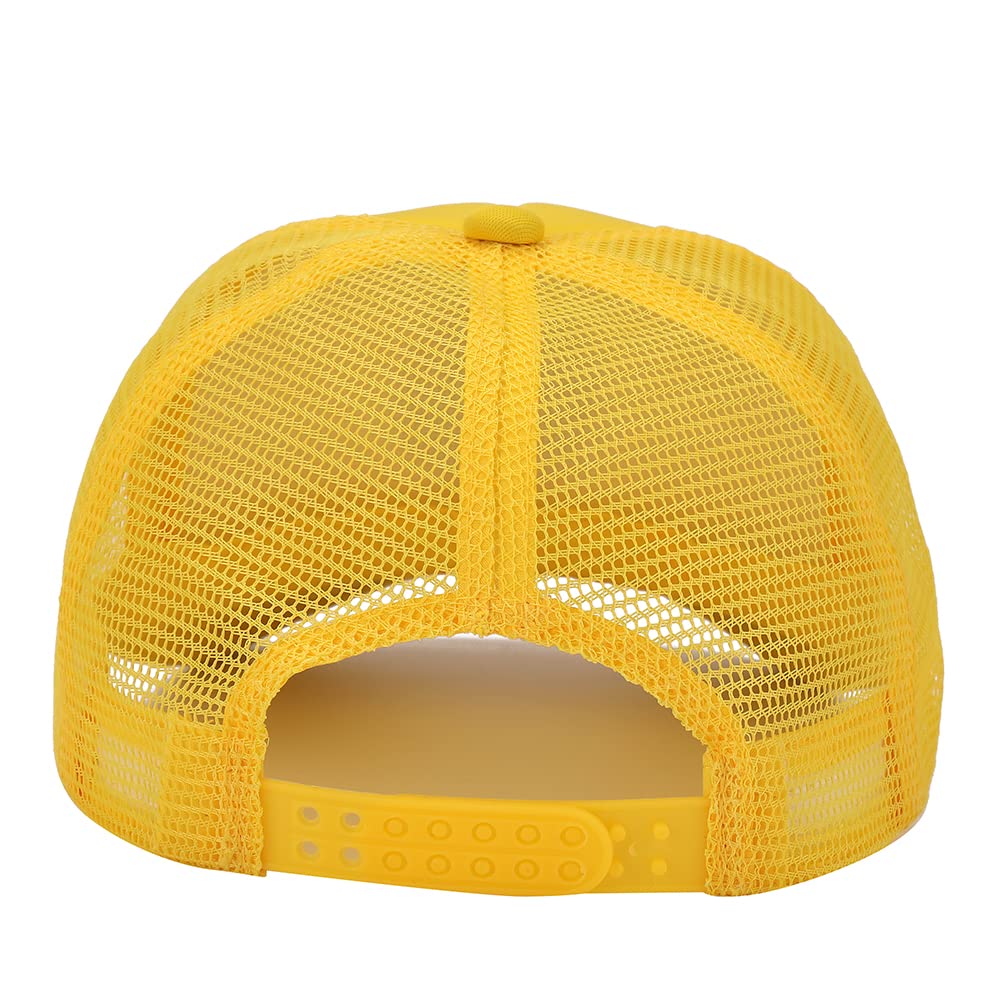 N++A Fashion Smile Face Baseball Cap Adjustable Mesh Rear Cap Summer Foam Mesh Cap Men's Women's Trucker Caps (type-20), One Size