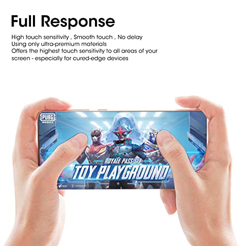 ZVELSIEM Auto Alignment 3D Curved for S22 Ultra Screen Protector Samsung Galaxy 5g,Samsung Galaxy S22 Ultra Tempered Glass,Fully Compatible with UltraSonic Fingerprint Scanner and S Pen, 3 Pack