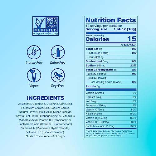 Liquid I.V.® Hydration Multiplier® Sugar-Free - White Peach - Hydration Powder Packets | Electrolyte Powder Drink Mix | Convenient Single-Serving Sticks | Non-GMO | 1 Pack (14 Servings)