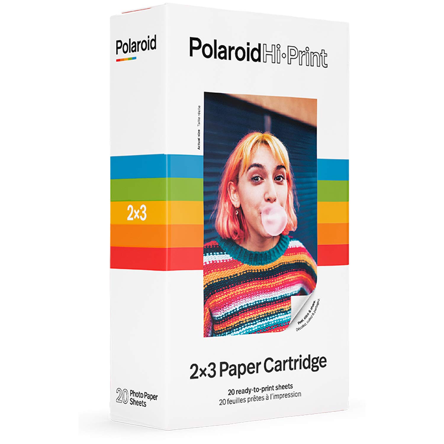 Polaroid Hi-Print 2X3 Paper Cartridge 20 sheets -2 Pack + Album Holds 64 Photos