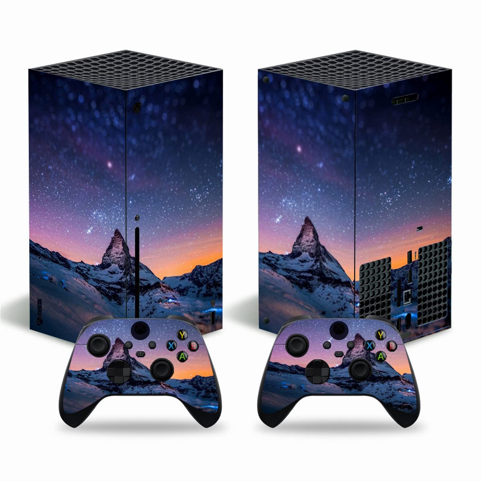 Top factory Skin Decal Protective Vinyl Skin Decal Cover for Series X Console Skins Wrap Sticker with Two Free Wireless Controller Decals 65651 Decal