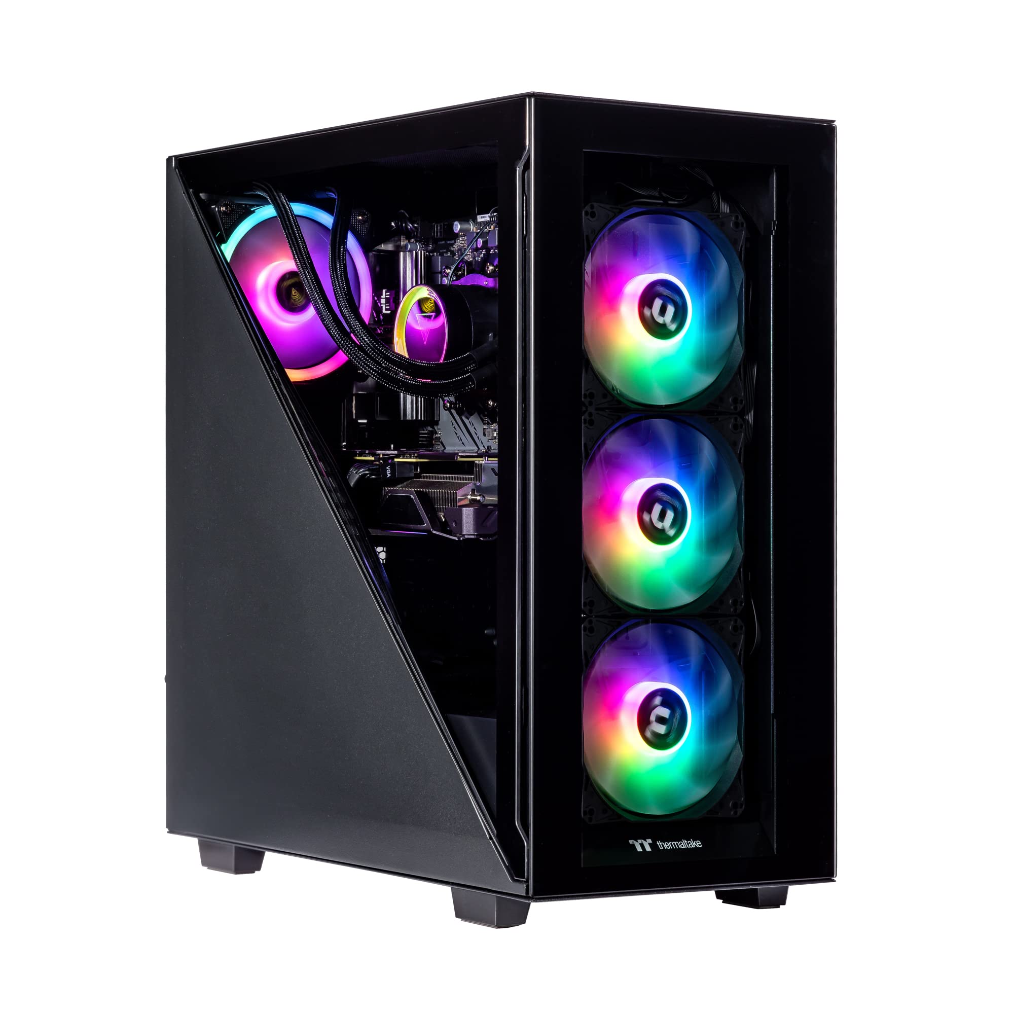 Velztorm Black Gladio Custom Built Gaming PC (AMD Ryzen 9 5900X, 32GB RAM, 1TB SSD+1TB HDD, GeForce RTX 3090, WiFi, 1xUSB 3.2, 4xUSB 3.1, 2xUSB 3.0, Win10H)