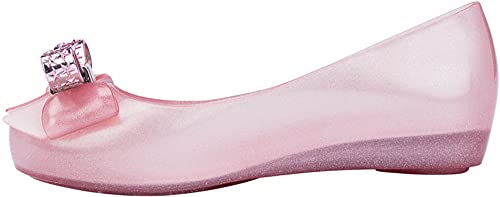 mini melissa Girl's Ultragirl Stars (Little Kid/Big Kid) Glitter Pink 3 Little Kid M