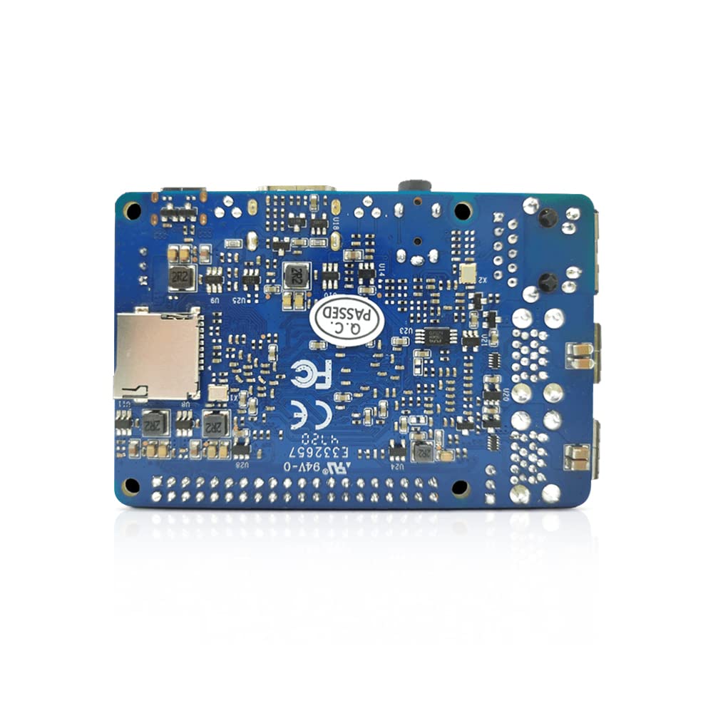 youyeetoo Banana Pi BPI-M5 Amlogic S905X3 Single Board Computer with 4GB RAM and 16G eMMC for AIOT Support Android Debian Raspberry Pi Replacement (with Power,case,Fan)
