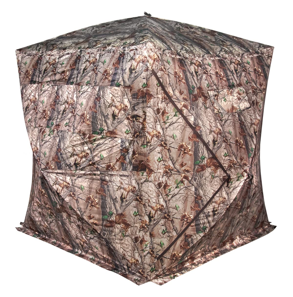 Muddy Outdoors Hunting Water Resistant Black Backed Pop-Up 4-Person Executioner 350 Ground Blind