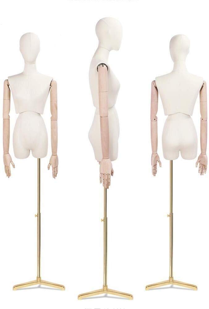 Mannequin Torso Mannequin Dress Form Torso Female Tailors Dummy Mannequin Dressmakers Dummies Fashion Students Display Bust Torso Plastic Arm Adjustable Wearable Jewelry