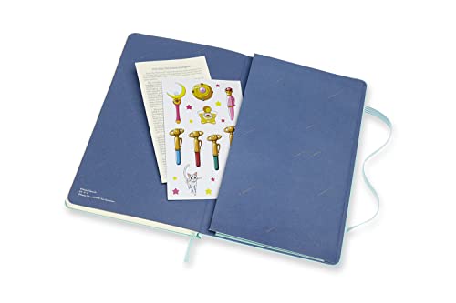Moleskine Limited Edition Sailor Moon Notebook, Hard Cover, Large (5" x 8.25"), Plain/Blank, Transformation, 240 Pages